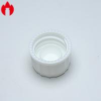 China PP White Threaded Pressure Screw Plastic Cap 18mm for sale