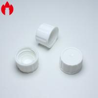 China PP White Threaded Pressure Screw Plastic Cap 18mm for sale