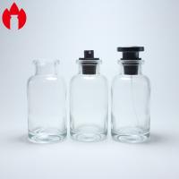 China 100ml Clear Moulded Perfume Glass Bottle for sale
