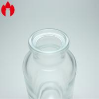 China 100ml Clear Moulded Perfume Glass Bottle for sale