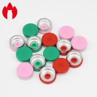 China 13mm Plane Colorful Pharmaceutical Disposable Aluminum Plastic Cover Cap for sale