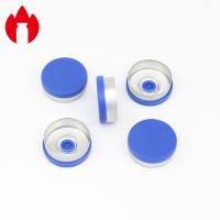 China 20mm Aluminium Plastic Crimp Cap , Pharmaceutical Vial Cap for sale