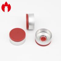 China Pharmaceutical Injection Crimp Top Vial Caps Flip Off Type 20.3*7.3mm Size for sale