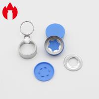China 13mm 20mm 32mm Pharma Crimp Top Aluminum Plastic Tear Off Cap for sale