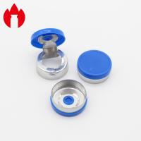 China 13mm 20mm 32mm Pharma Crimp Top Aluminum Plastic Tear Off Cap for sale