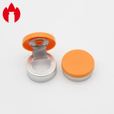 China 20mm Pharmaceutical Injection Vial Caps Tear Off Type Plastic PP Aluminum Material for sale