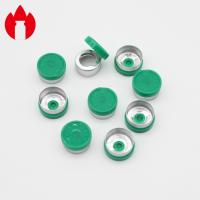 China 13mm Green Positioning Tear Off Cap Pharmaceutical Injection Vial Cap for sale