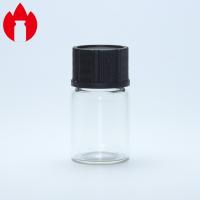 China Printing 7ml Glass Vials With Screw Caps Plastic Hot Stamping for sale