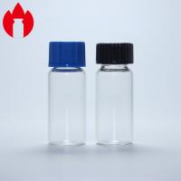 China Clear 18mm Screw Mouth Glass Vial With Plastic Cap 10ml for sale