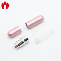 China Pink Screw Neck 5ml Perfume Glass Vial Borosilicate for sale