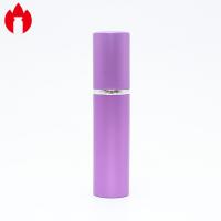 China 10ml Purple Cosmetic Pump Glass Vial With Screw Neck for sale