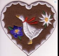 China Custom Iron On Embroidery Patch Twill Fabric Background 150mm Wide Custom Size for sale