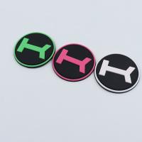 China Custom Rubber Silicone Patches Jacket PVC Patches Logo Pantone Color 50pcs MOQ for sale