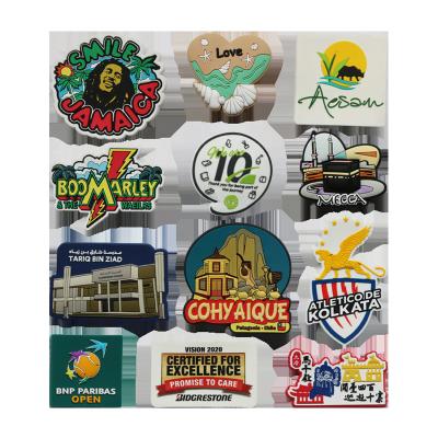 China Custom Soft PVC Rubber Fridge Magnet 2D 3D Morale Patch Promotional Gift for sale
