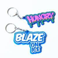 China 2D 3D Custom Shaped Soft Rubber Pvc Keychain With Your Logo Name for sale
