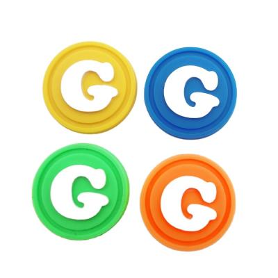 China Custom 3D PVC Patches Round Colorful Rubber Patch with Pantone Colors 50pcs MOQ for sale
