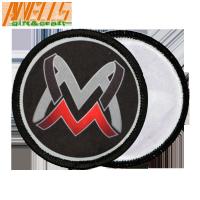 China Custom Sublimated Heat Transfer Patches PMS Color 100pcs MOQ Custom Size for sale