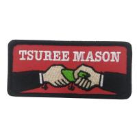 China Custom Embroidered Patches with Iron on Backing PMS Color Chart 9 Colors Free Artwork for sale