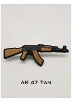 China Custom 2D 3D Rubber PVC Patches AK 47 Kalashnikov Iron On Clothing Label 50pcs MOQ for sale