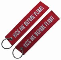 China Remove Before Flight Embroidery Keychains Bag Tag Travel Accessories for sale