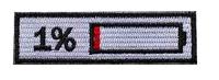 China Military Hook Loop Tactics Morale Embroidered Patch Power Display Energy Display for sale