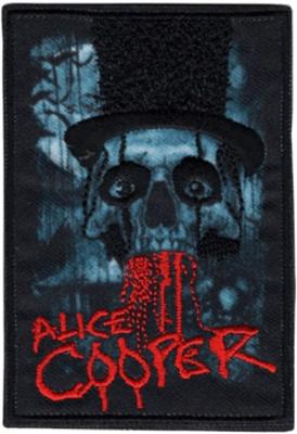China Custom Woven Patches Overkill Bat Skull Artwork Sew On Label 100 Pcs MOQ Polyester for sale