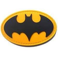 China Batman Military Hook Loop Tactics Morale PVC Patch Custom Rubber Patches for sale