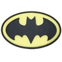 China Batman Military Hook Loop Tactics Morale PVC Patch Custom Rubber Patches for sale