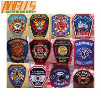China Reverse American Flag Embroidered Patch Patriotic USA Shoulder Patch 100 Pcs MOQ for sale