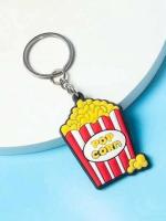 China Customized Made Cartoon Popcorn Soft PVC Keychains Rubber Personalized for sale