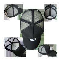 China Custom Embroidered Logo 5 Panel Mesh Snapback Cap 56-58cm Adjustable Sports Hat for sale