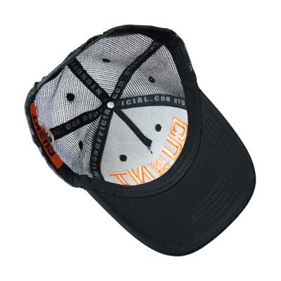 China Custom 3D Embroidered Cotton Trucker Cap Wholesale Adjustable Snapback 6 Panel for sale