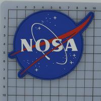 China Custom 3D Embossed Soft Rubber PVC Patch with Hook and Loop Backing 3-8mm Thickness for sale