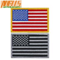 China American Flag Patch Reverse USA Uniform Flag Patch Left Facing 3