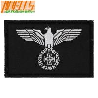 China Imperial Germany Flag Patch With Eagle Embroidered Sew On Iron On 100PCS MOQ Custom for sale