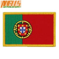 China Sri Lanka Country Flag Patch Embroidered Iron-on Tactile Morale Patch 8x5cm Custom for sale