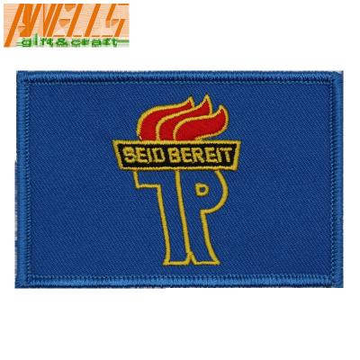 China German Empire Flag Patch German Imperial Flag Germany Empire Iron Cross Embroidered Patch for sale