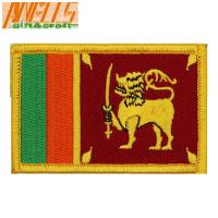 China Spain Flag Patch Sew-On Morale Tactical Travel Patches Spanish Flag Military Embroidered Patch 100PCS MOQ for sale