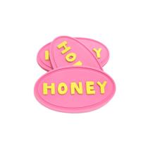 China Custom Soft PVC Rubber Patch with 3M Glue Backing for Clothes Hats 50pcs MOQ for sale