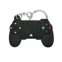 China Custom Made PMS soft rubber pVC keychain Play Station Game Machine for sale