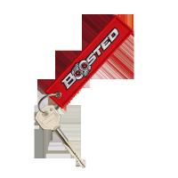 China Customized Remove Flight Airplane Embroidery Keychain Crew Embroidered Key Tag for sale
