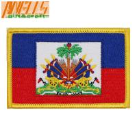 China Croatia Flag Embroidered Patch Iron On Sew On Military Tactical Emblem 100 Pcs MOQ for sale