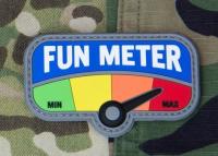 China Colorful Pantone Color Chart Custom PVC Patches Hook And Loop Backing for sale