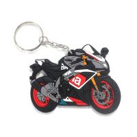 China Custom 3D Yamaha Motorbike PVC Key Chain Speedometers Soft Rubber 2D 3D Logo for sale