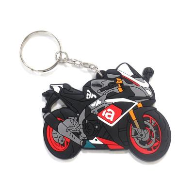 China Custom 3D Yamaha Motorbike PVC Key Chain Speedometers Soft Rubber 2D 3D Logo for sale