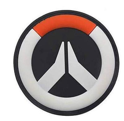 China Military Hook Loop Tactics Morale PVC Patch Overwatch Logo Heat Press for sale