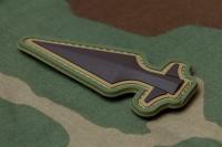 China Custom PVC Rubber Patches Morale Iron On Embroidered Patch 3D Molded Waterproof for sale