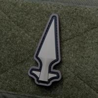 China Custom PVC Rubber Patches Morale Iron On Embroidered Patch 3D Molded Waterproof for sale