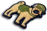 China Custom PVC Rubber Patch 90mm Diameter 6 Colors Iron On Velcro Backing Tactical Morale for sale