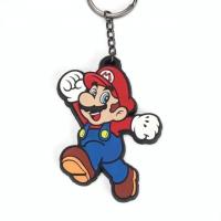 China Custom Soft PVC Key Chain Durable Cartoon Design 2D 3D PMS Color Custom Logo for sale